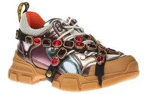 Gucci Flashtrek Embellished Sneakers - Multi-color