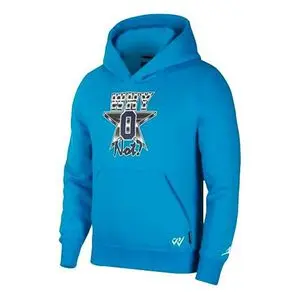 JORDAN X Rw Crossover Hoodie With Graphic Print - Blue