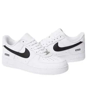 Nike X Supreme Air Force 1 Low "white Black - White/black