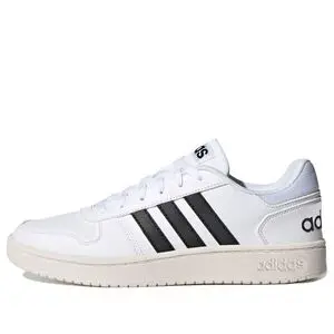 Adidas Hoops 2.0 Low Top Sneakers - White/black