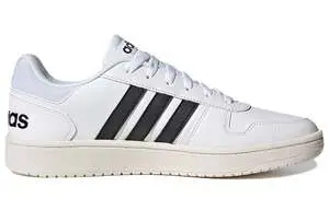 Adidas Hoops 2.0 Low Top Sneakers - White/black