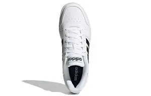 Adidas Hoops 2.0 Low Top Sneakers - White/black