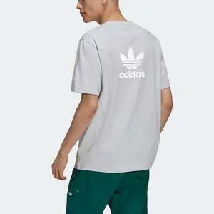 Adidas Originals B+f Trefoil Tee Logo Loose Sports Short Sleeve - Blue