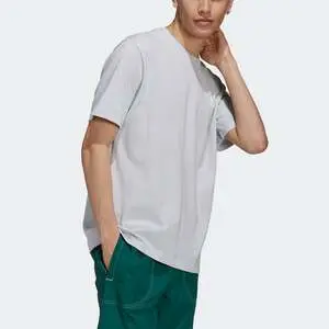 Adidas Originals B+f Trefoil Tee Logo Loose Sports Short Sleeve - Blue