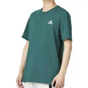 Adidas Essentials Single Embroidered Small Logo T-shirt - Green