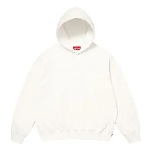 Supreme Classic Logo Hooded Sweatshirt - White