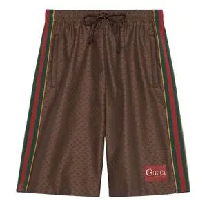 Gucci Ss21 Printed Shorts - Brown