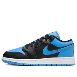 JORDAN 1 Low "black University Blue - Black/university Blue