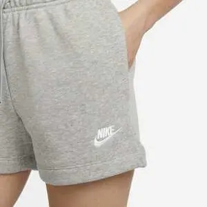 Nike Club Fleece Mid-rise Shorts - Grey