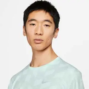 Nike Dri-fit Miler Short-sleeve Running Top