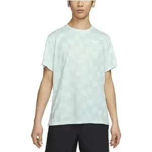 Nike Dri-fit Miler Short-sleeve Running Top - Green