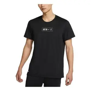 Nike Dri-fit Sports Training Short Sleeve - Black