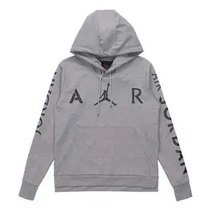 JORDAN Alphabet Logo Hoodie - Gray