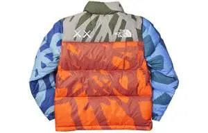 The North Face X Kaws 1996 Nuptse 700 Puffer Jacket - Grey