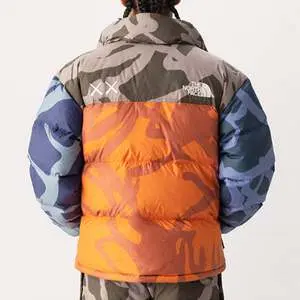 The North Face X Kaws 1996 Nuptse 700 Puffer Jacket - Grey