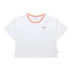 PUMA Celebration Style Round-neck T-shirt - White