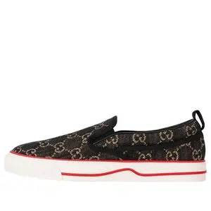 Gucci Tennis 1977 Slip-on Sneakers - Black/gold