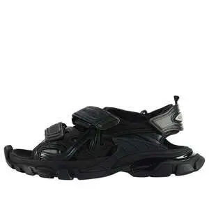 Balenciaga Track Sandal - Black