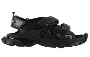 Balenciaga Track Sandal - Black