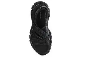 Balenciaga Track Sandal - Black
