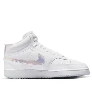 Nike Court Vision Mid Iridescent Sneakers - White