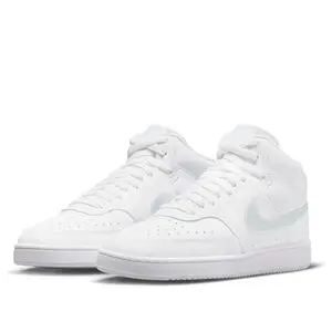 Nike Court Vision Mid Iridescent Sneakers - White