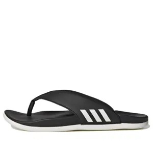 Adidas Adilette Comfort Flip Flops - Core Black/cloud White/cloud White