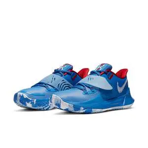Nike Kyrie Low 3 Ep "new Jersey Nets Hardwood Classics" Basketball Sneakers - Blue/red
