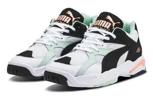 PUMA Performer Clay Low Top Sneakers - White/green