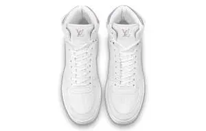 LOUIS VUITTON Rivoli High Top Sneakers - White/grey/multi-color