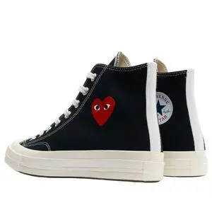 CONVERSE X Comme Des Garcons Play Chuck 70 High Top Sneakers