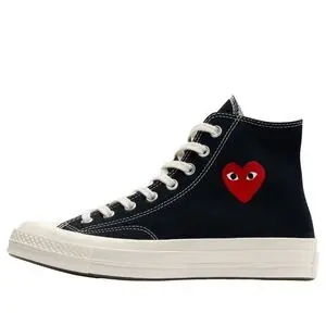 CONVERSE X Comme Des Garcons Play Chuck 70 High Top Sneakers