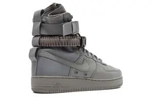 Nike Sf Air Force 1 Qs High Top Sneakers - Grey