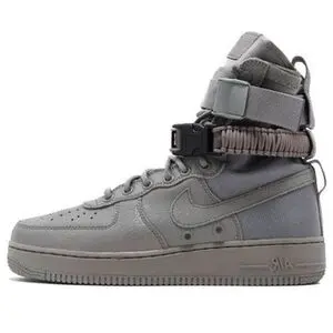 Nike Sf Air Force 1 Qs High Top Sneakers - Grey