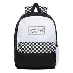 VANS Vans Checkerboard Trim Backpack White/black