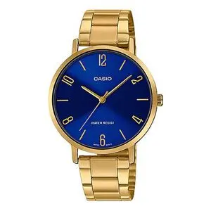Casio CASIO Quartz Analog Water Resistant Watch Blue