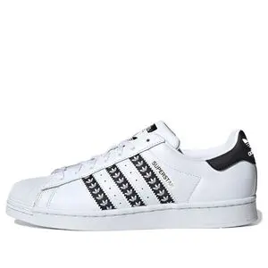 Adidas Superstar Trefoil Stripe Sneakers - White/black