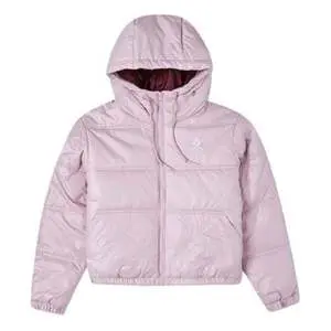 CONVERSE Hooded Puffer Jacket - Pink