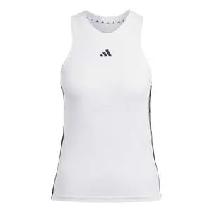 Adidas Aeroready Train Essentials 3-stripes Tank Top - White/black