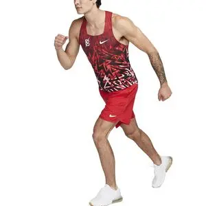 Nike Aeroswift Btc Running Vest - Red/multi-color