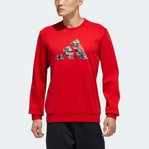 Adidas Cny Graphic Logo Print Sweatshirt