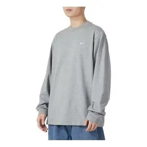 Nike Nike Solo Swoosh Crew Sweatshirt 'light Grey' Light Grey/white