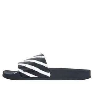Off-white Strappy Slides Slipper