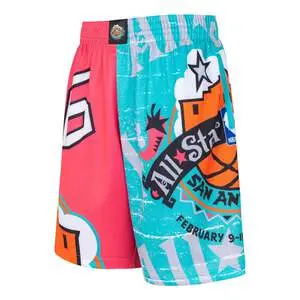 Mitchell & Ness Nba X Jumbotron 3.0 All Star 1996 Shorts - Blue/pink
