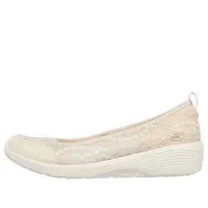 Sketchers Arya Sheer Glamour Flats - Beige/light Pink