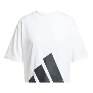Adidas Essentials Crop T-shirt - White/black