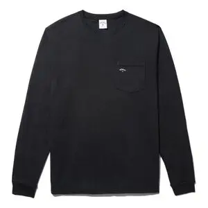 NOAH Classic Long Sleeve Pocket T-shirt - Black