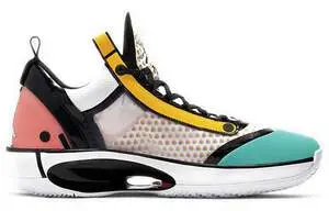JORDAN Guo Ailun X 34 Low 'pop Art - White/black/multi-color
