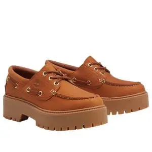 Timberland Stone Street Platform Boat Shoe - Rust Nubuck