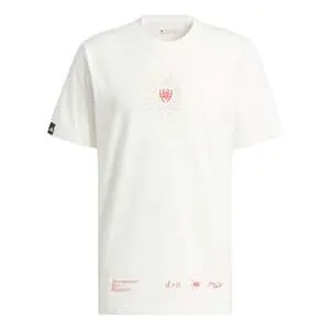 Adidas Donovan Mitchell Graphic T-shirt 'white Pink